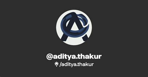 aditya thakur twitter instagram facebook linktree