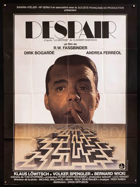 Despair Movie Poster 1978 German A1 23x33