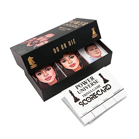 The Power Universe Trivia Game Cards Wjpc