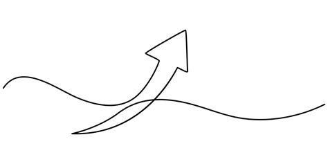 Black Arrow Icon Line Continuous Drawing Single Line Cursor Arrow Icon 60658741 Vector Art At