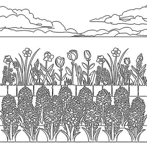 Hyazinthen Zum Ausdrucken Ausmalbilder Kostenlos Herunterladen