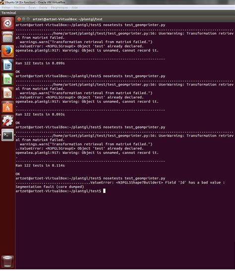 Nosetests Testgeomprinter Random Segmentation Fault · Issue 13 · Openaleaplantgl · Github