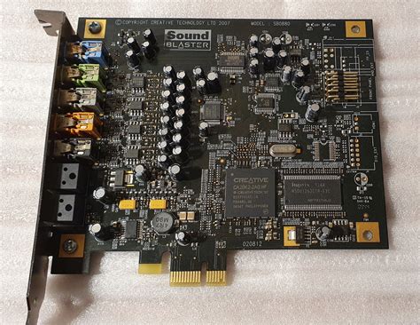 Звуковая карта creative x-fi titanium sb0880 pci-e - купить в DARSTAR