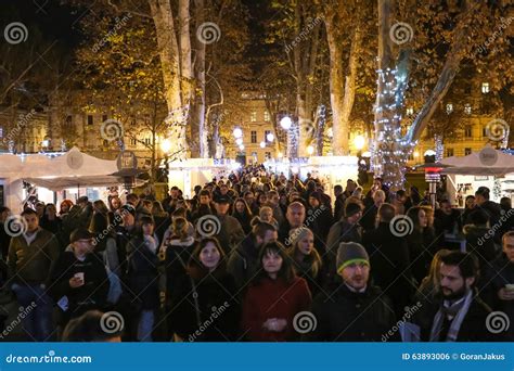 Advent On Zrinjevac Park Editorial Photo Image Of Festive 63893006