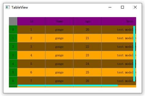 Qml Qtquick 2 Tableview的使用：展示表格数据qml Tableview Csdn博客