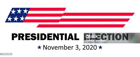 미국 국기와 텍스트대통령 선거 배너 애국적인 일러스트레이션 투표 2020 11월 3일 넓은 벡터 그림 자유와 민주주의의 크립토 크리에이티브 로고 아이콘 배너 0명에 대한