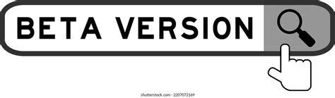 Beta Version Images Stock Photos Vectors Shutterstock