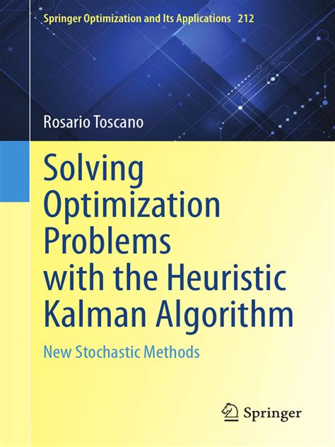 Springer Optimization And Its Applications 212 Rosario Toscano