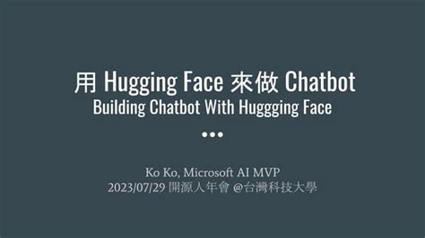 Building Chatbot With Huggging Face Pdf