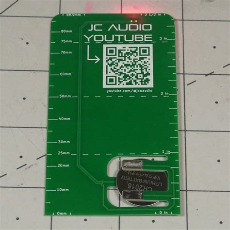 Light Up Business Card Pcb
