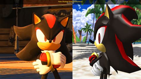 Fake Shadow From Sonic Forces Sonic Heroes Mods