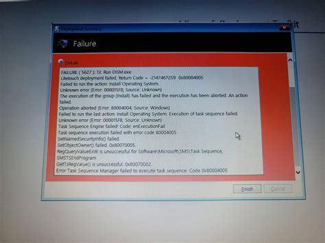 deployment to virtualbox vm failing r mdt