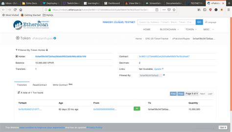 deploy erc20 token on rinkeby network devprovider