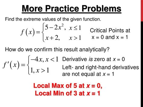 PPT Extreme Values Of Functions PowerPoint Presentation Free Download ID 2432166