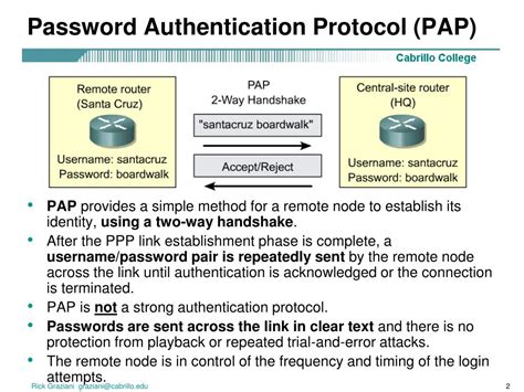 ppt ppp authentication protocols powerpoint presentation free