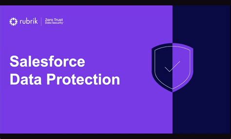 Secure And Simplify Salesforce Data Protection With Rubrik