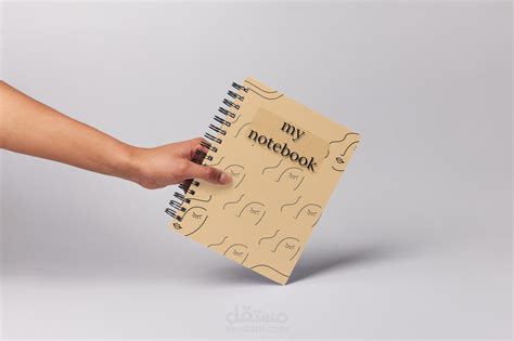 تصميم غلاف خارجي لدفتر الملاحظات بشكل فريد من نوعه مستقل