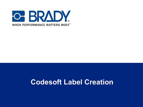 Codesoft Label Creation Guide Editions Features And Printing