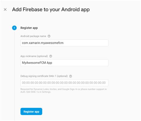 xamarin forms implementing push notification using firebase cloud