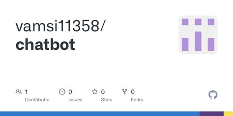 GitHub Vamsi Chatbot