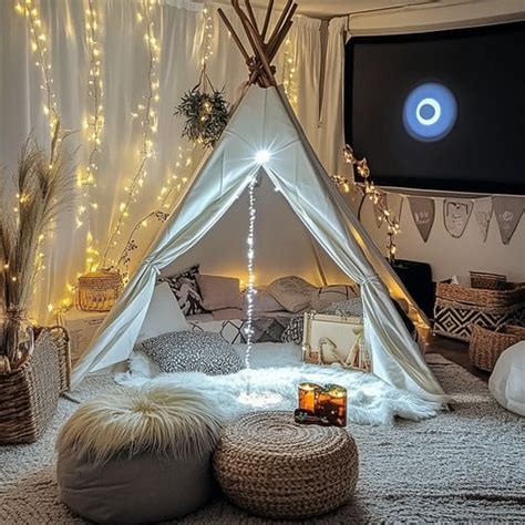 Free Cozy Indoor Teepee Image Teepee Cozy Lights Download At
