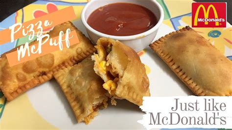 Mcdonalds Pizza Mcpuff Recipe Best Veg Pizza Pocket Recipe Youtube