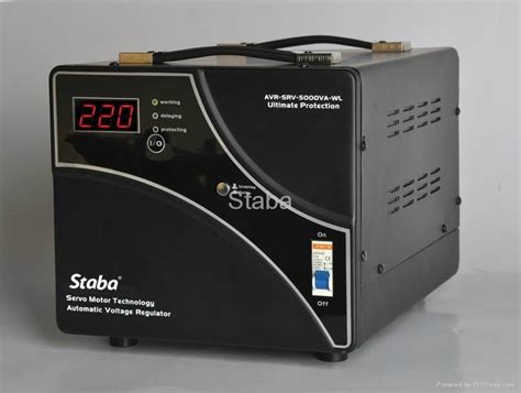 Servo Motor Voltage Regulator With Wide Input Voltage Range And Full Protection SDC Series