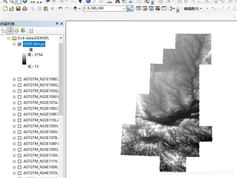 Arcpy实现dem数据镶嵌与裁切——以陕西省aster Gdem30数据为例arcmip中把高程信息与地图裁成一样大小的 Csdn博客