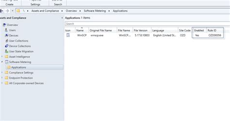 SCCM Software Metering ÇözümPark