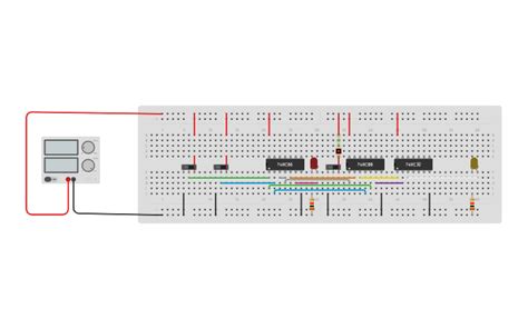 Circuit Design Full Adder Using Basic Gates Tinkercad