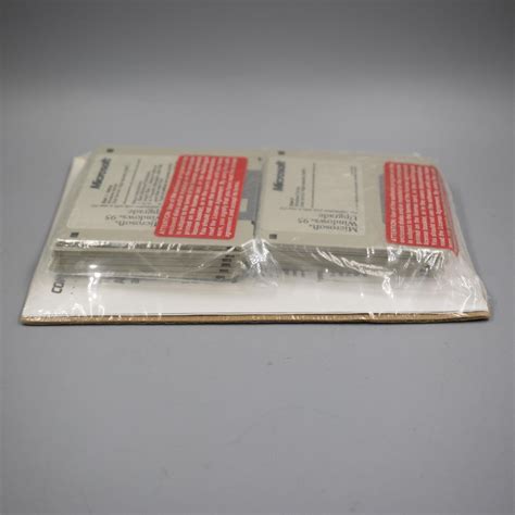 Microsoft Windows 95 Upgrade Floppy Disks Set Sealed Etsy