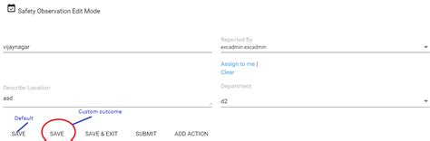 hide default save button but display custom outcome save button · issue 3730 · alfresco