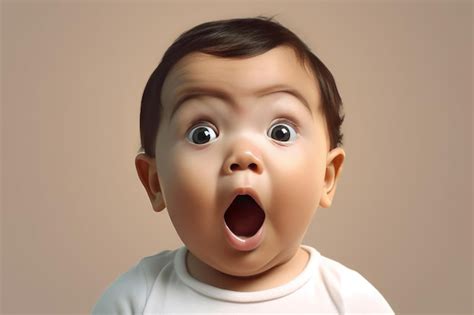 Premium AI Image Baby Excited Cute Smile Sweet Generate Ai