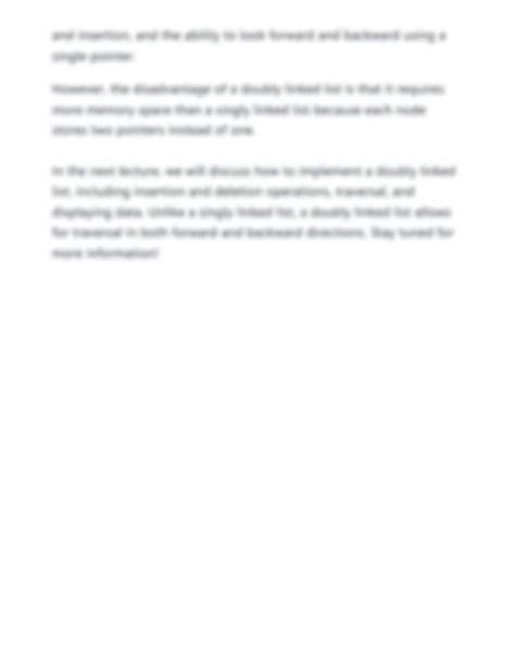 Solution 2 4 Introduction To Doubly Linked List In Data Structures Dsa