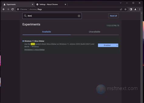 How To Enable The Mica Effect In Google Chrome