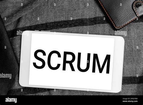 Conceptual Display Scrum Business Idea Handwriting As Distinct From Print Written Characters Of