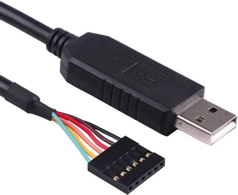 Usb Ttl Cable Serial Ftdi Ttl 232r 5v Ft232rl Uart Connector 1 8m Ebay