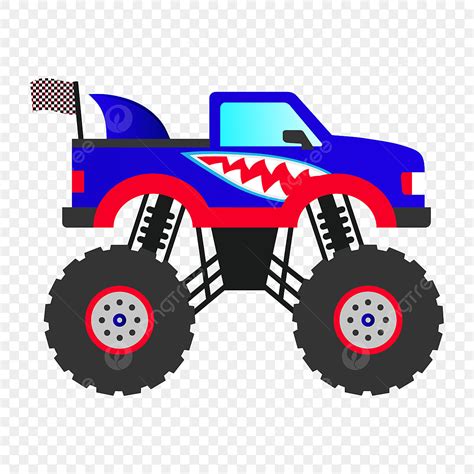 Monster Truck Clip Art Vector Illustration Monster Truck Vector