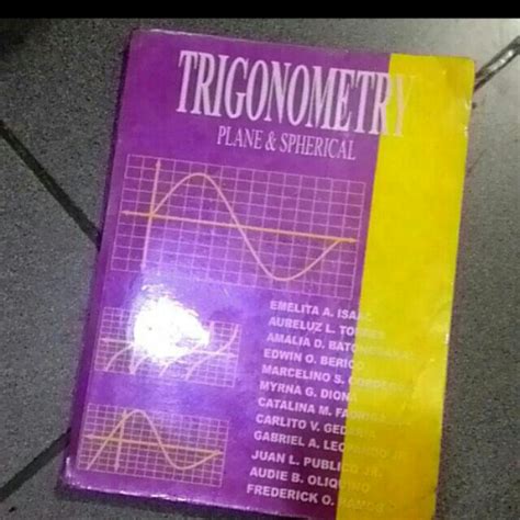 Trigonometry Plane And Spherical On Carousell