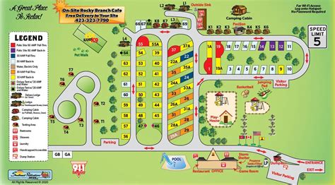Blountville Tennessee Campground Map Bristol Kingsport Koa