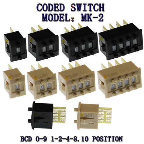 Mk 2 Bcd Code Binary Output Switchesthumbwheelswitches 8421c Terminal Block 0 9 Digits Decimal Mk 2 Bcd Code Binary Output Switchesthumbwheelswitches 8421c Terminal Block 0 9 Digits Decimal