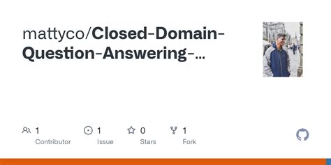 GitHub Mattyco Closed Domain Question Answering System