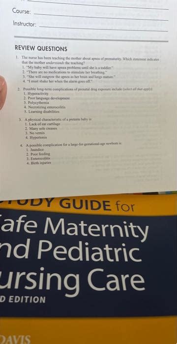 Course Instructor Review Questions That The Moler