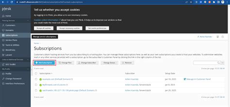 Managing Subscriptions Knowledge Base