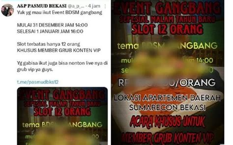 Beredar Flyer Pesta Seks BDSM Rayakan Malam Tahun Baru Di Bekasi Biaya Rp 800 Ribu Republika