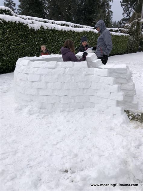 How To Build An Igloo Igloo Building Igloo Building
