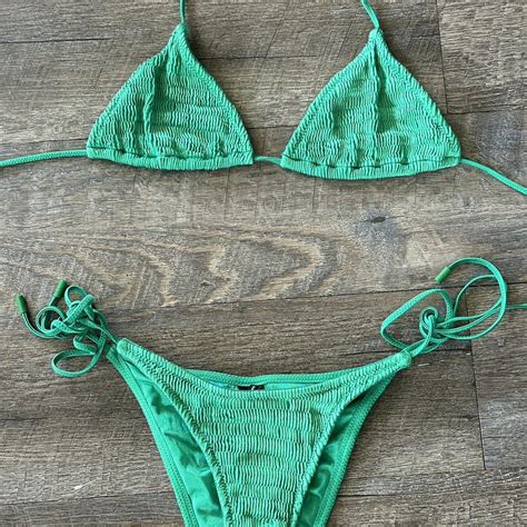 S Bottom M Top Semi Cheeky And Adjustable Straps💚 Depop