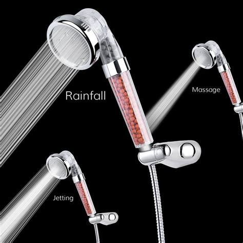 I Mate 3 Ways 30 Water Saving Shower Head Plus Ionic Filter Handheld
