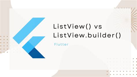 Listview Vs Listviewbuilder Flutter Youtube