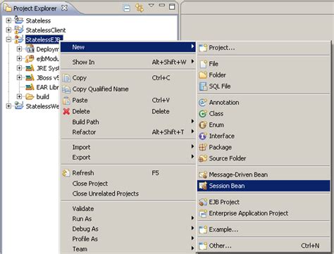 Beispiel Stateless Session Bean